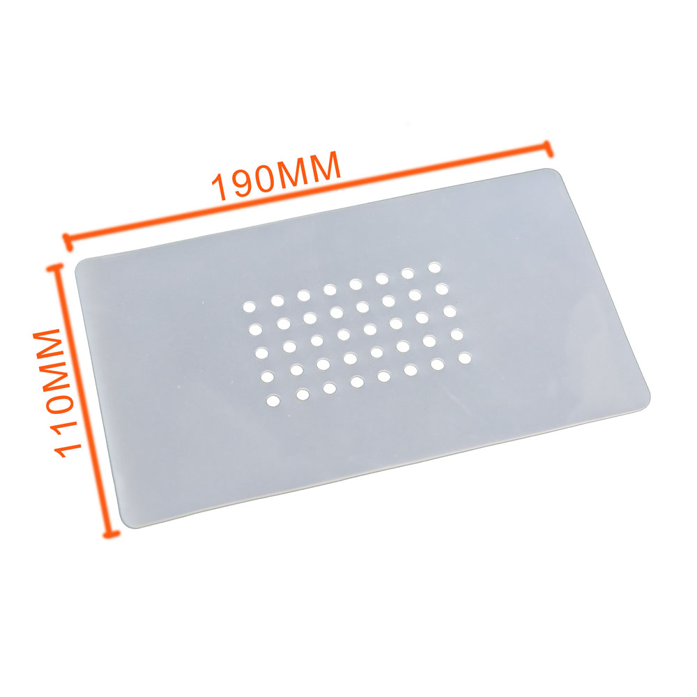 LCD screen separator, silicone pad with hole, high temperature