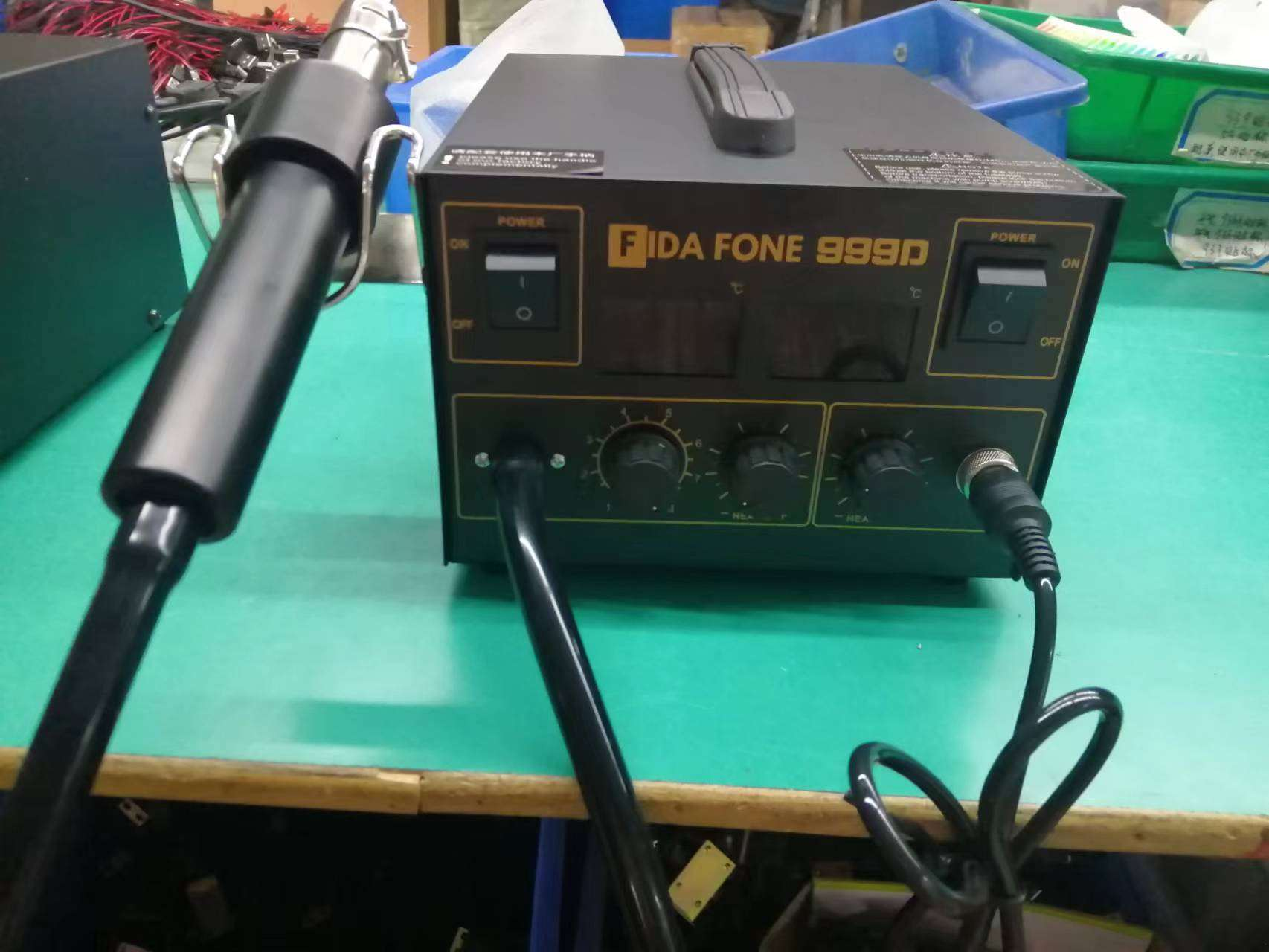 999D ESD LEAD-FREE DIGITAL INTELLIGENT 2 IN 1 REWORK STATION...