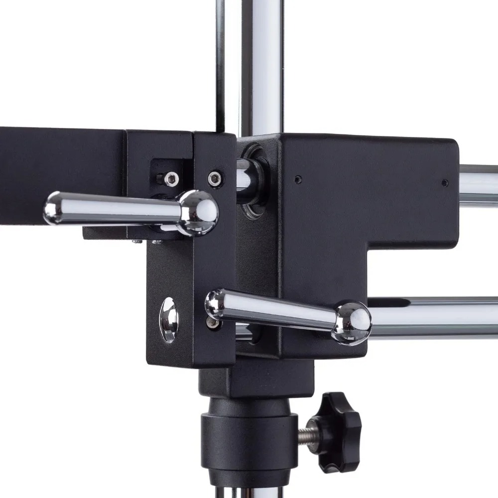 Black Double Arm Boom Stand, Heavy Duty